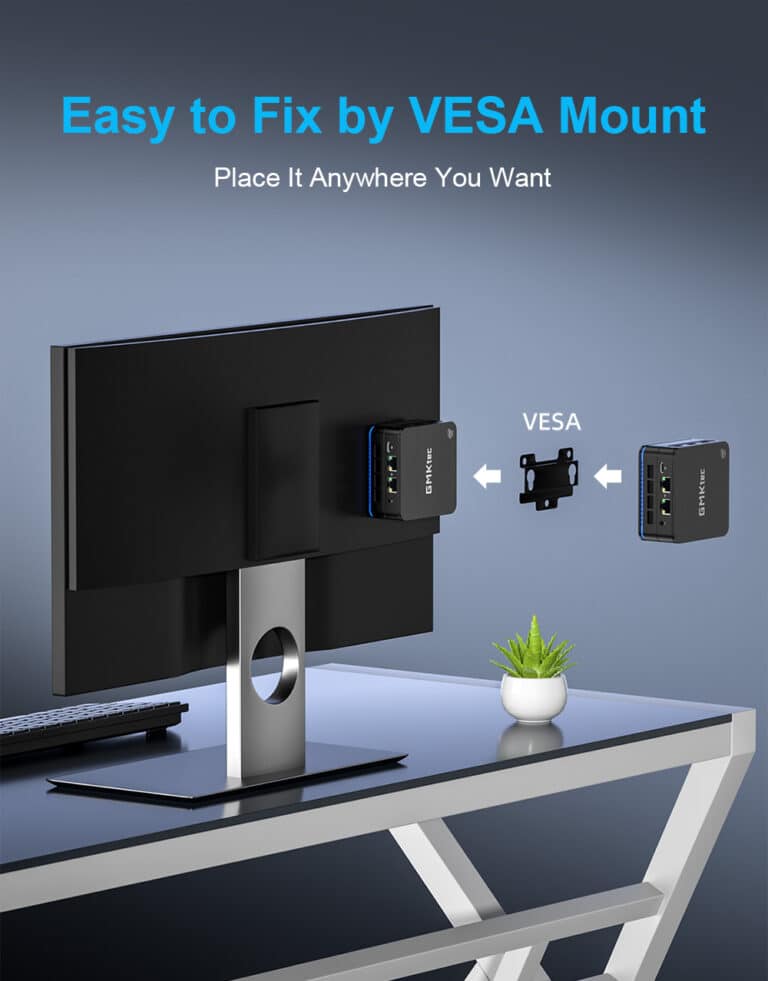 GMKTEC NucBox7 Intel Mini NUC PC with Dual Monitor Support