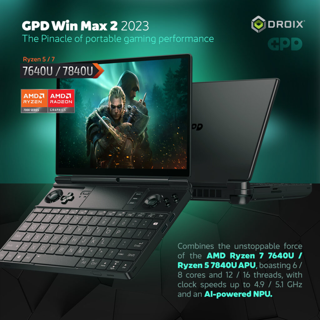 GPD WIN MAX 2 2023 - DROIX Global