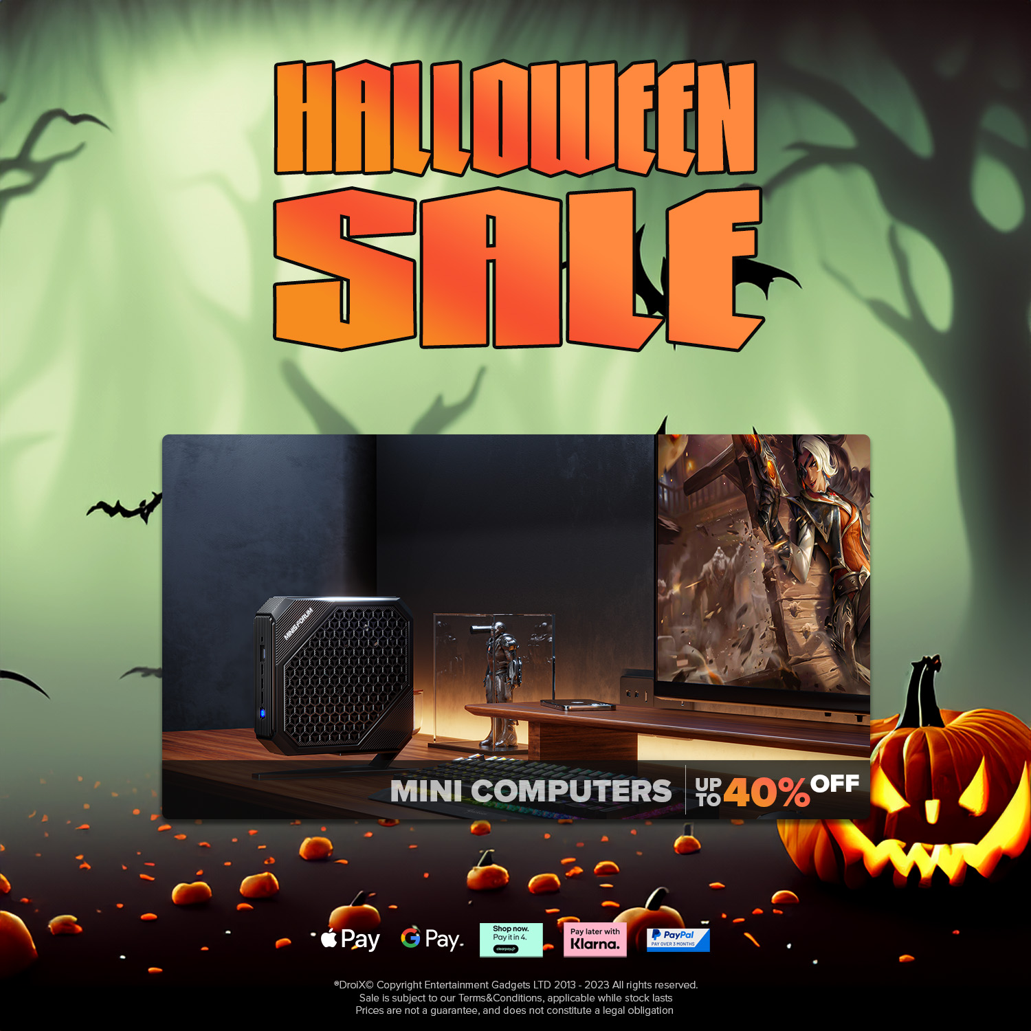 Save up to 40% on Mini Computers - Halloween Sale | DROIX Global