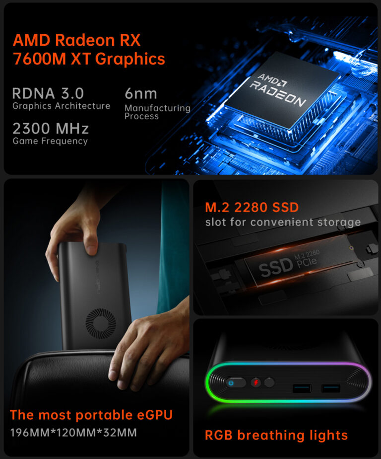 ONEXPLAYER ONEXGPU eGPU Docking Station - DROIX Global