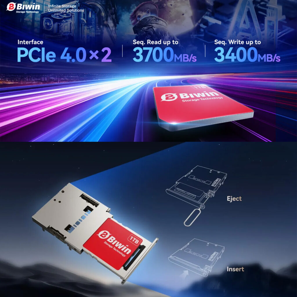 BIWIN Mini SSD: ⚡ PCIe 4.0 Speed in a MicroSD Size (512GB-2TB)